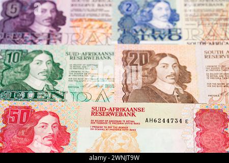Old South African money - rand Stock Photo - Alamy