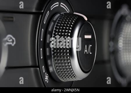 air condition control switch inside a car Stock Photo - Alamy