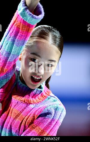 Rena UEZONO (JPN), during Exhibition Gala, at the ISU World Junior ...
