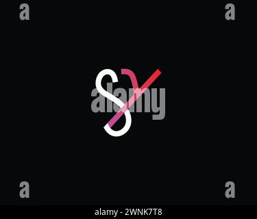 creative letter SY logo design vector template Stock Vector Image & Art ...