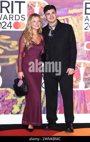 Anna Maynard und Harry Clark bei der Verleihung der 44. BRIT Awards ...