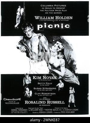 PICNIC 1955 Columbia film with William Holden and Kim Novak Stock Photo ...