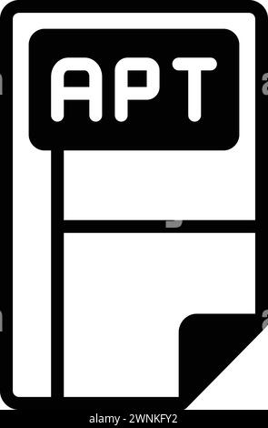 Icon for apt,alphabet Stock Vector Image & Art - Alamy