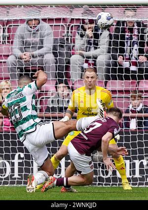 Heart of Midlothian's Alan Forrest during the UEFA Europa Conference ...