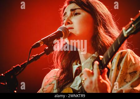Bern, Switzerland. 02nd Mar, 2024. The Swiss singer Linda Elys performs ...
