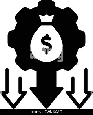 Icon for reductions,lack Stock Vector Image & Art - Alamy