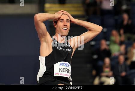 New Zealand's Hamish Kerr celebrates with his girlfriend Maddie Wilson ...