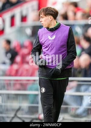Eindhoven - Leo Sauer of Feyenoord during the twenty first competition ...