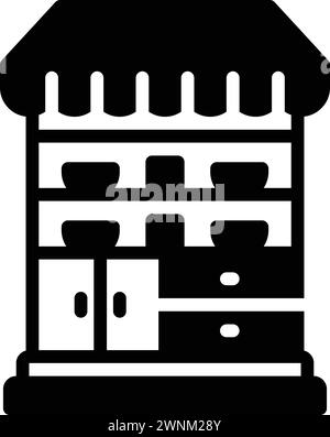 Cupboard Showcase Vector Stock Vector Image & Art - Alamy