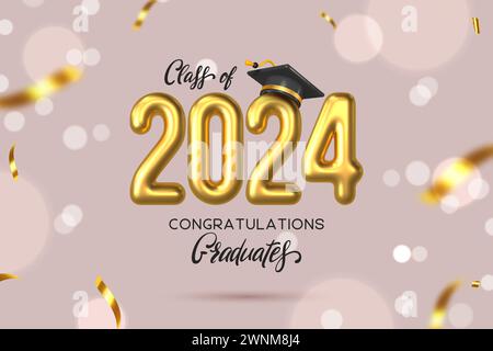 Graduation ceremony composition Stock Vector Image & Art - Alamy
