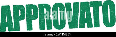 Vector illustration of green accepted stamp icon Stock Vector Image ...