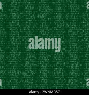 The matrix. A background with a chaotic arrangement of numbers ...