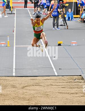 Dovilė KILTY in the triple jump at the Doha 2019 World Athletics ...