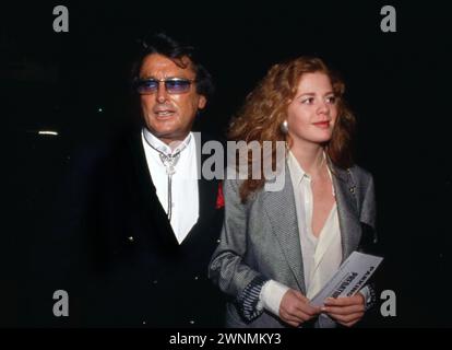 Robert Evans and Jennifer Howard 1990 Credit: Ralph Dominguez ...