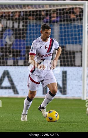 Remo Freuler (Bologna Fc) in action during Bologna FC vs AC Milan ...