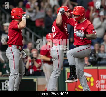 Houston Astros players celebrate during a victory parade for the World ...