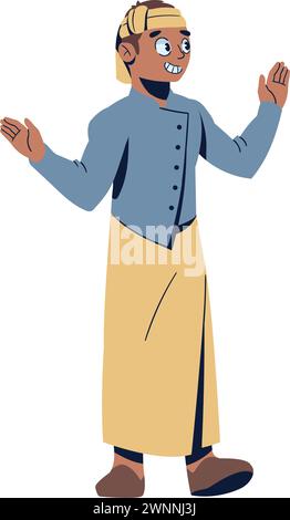 myanmar man costume Stock Vector Image & Art - Alamy