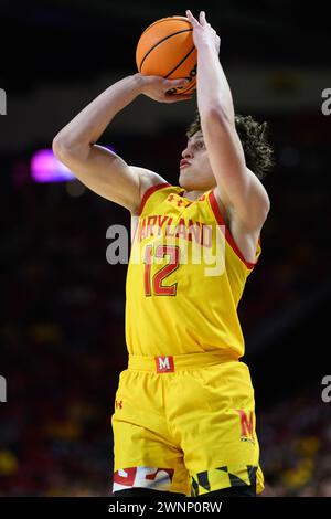 COLLEGE PARK, MD - March 3: Maryland Terrapins forward Julian Reese (10 ...