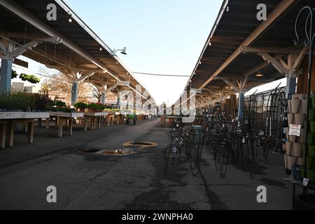 The former Amtrack Seaboard Train Station and track platforms in ...