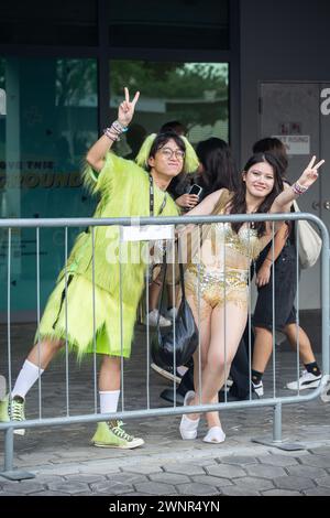 7 March 2024. Fans dressing at Taylor Swift The Eras Tour concert in ...