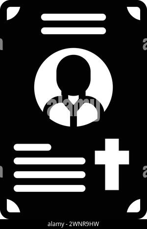 Icon for obituaries,eulogy Stock Vector Image & Art - Alamy