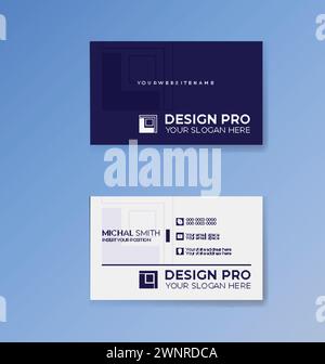 Development business card design template, Visiting for your company ...