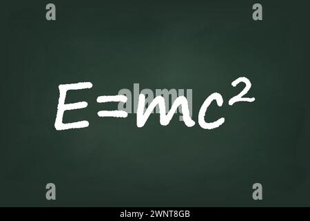 Energy, mass and speed of light equation. EMC formula. Mass and energy ...