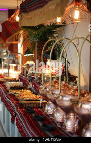 Ramadan iftar buffet in a restaurant Stock Photo - Alamy