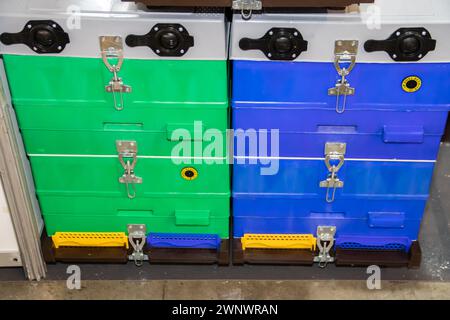 Langstroth Plastic Beehive Deep Brood Box (Assembled Stock Photo - Alamy