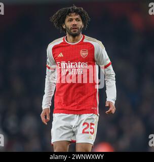 Mohamed Elneny of Arsenal in action during the UEFA Europa League Group ...