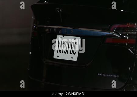 Tesla Model X NASA/SpaceX Crew Transport Vehicle Stock Photo - Alamy