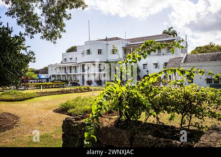 The Barbadian State House also known as Government House. The 18th ...