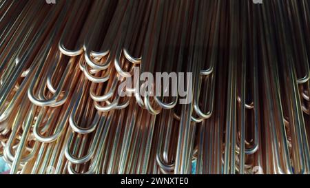 Copper tubes for heat exchangers. Copper heat exchangers are important ...