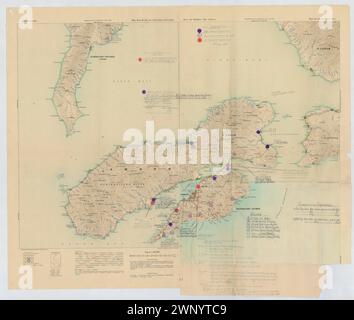Japanese invasion of Dutch East Indies. Strategic Plan 1942. Indonesia ...