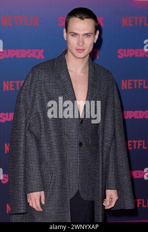 Saul Nanni attends the red carpet of Netflix tv series "Il Gattopardo ...