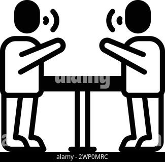 Icon for argument,discussion Stock Vector Image & Art - Alamy
