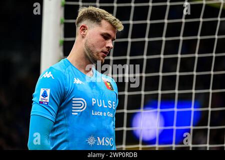 Josep Martínez of FC Inter in action during the Coppa Italia round of ...