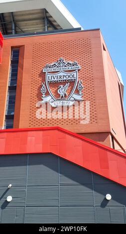 Anfield essence . Home ground of the Liverpool Football club. Match day ...