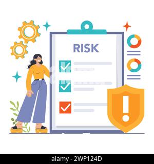 Proactive Risk Management concept. Professional analyzing and checking ...
