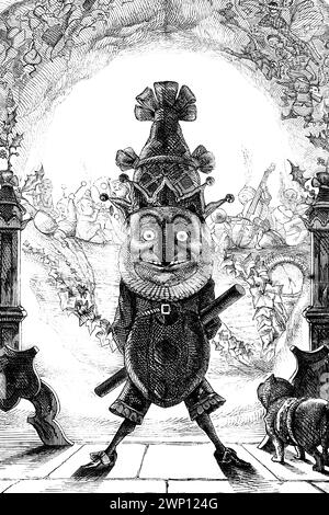 A historic illustration from Punch magazine, depicting British ...