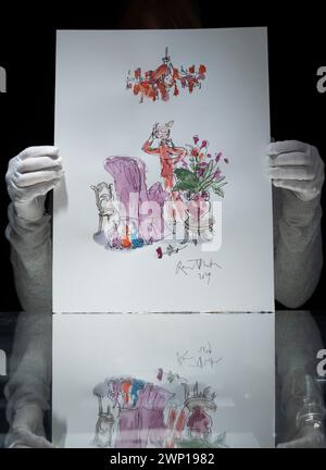 Drawings by Quentin Blake of the characters from The BFG written by ...