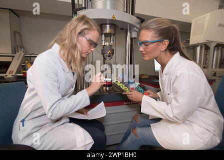 a mechanical laboratory for plastics engineering at a research ...