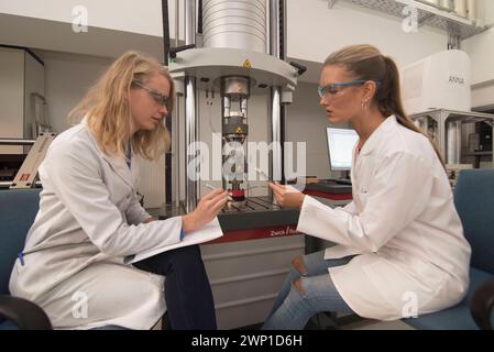 a mechanical laboratory for plastics engineering at a research ...
