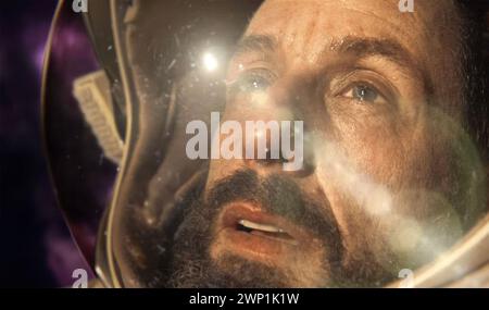 SPACEMAN 2024 Netflix film with Adam Sandler as Jakub Prochazka and ...