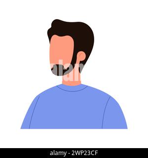 Anonymous Person Without Face, Vector Cartoon Stick Figure Illustration ...