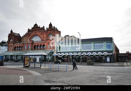 The Winter Gardens and Pleasure Land amusement arcade in the seaside ...