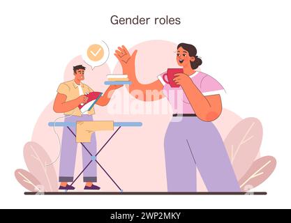 Social role norms, gender stereotypes, working woman leader, paternity ...