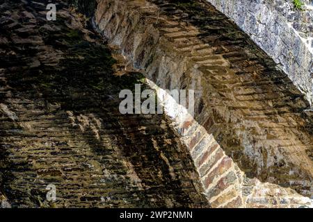 Arch Detail of Historic Rothern Bridge, With Reflections and Stone ...
