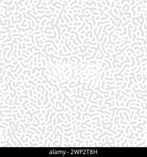 Organic seamless pattern. Irregular bacteria background. Repeated line ...