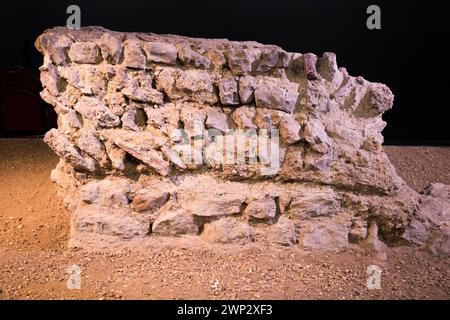 The Roman Amphitheatre below London Guildhall Art Gallery, Guildhall ...